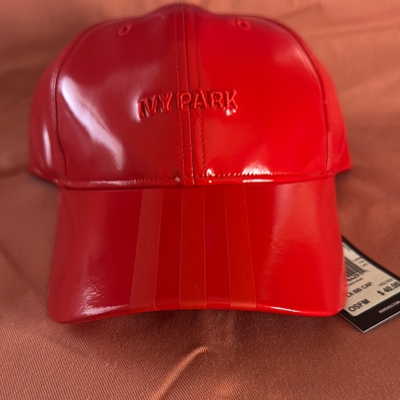 IVY PARK | Accessories | Ivy Park Glossy Red Cap | Poshmark